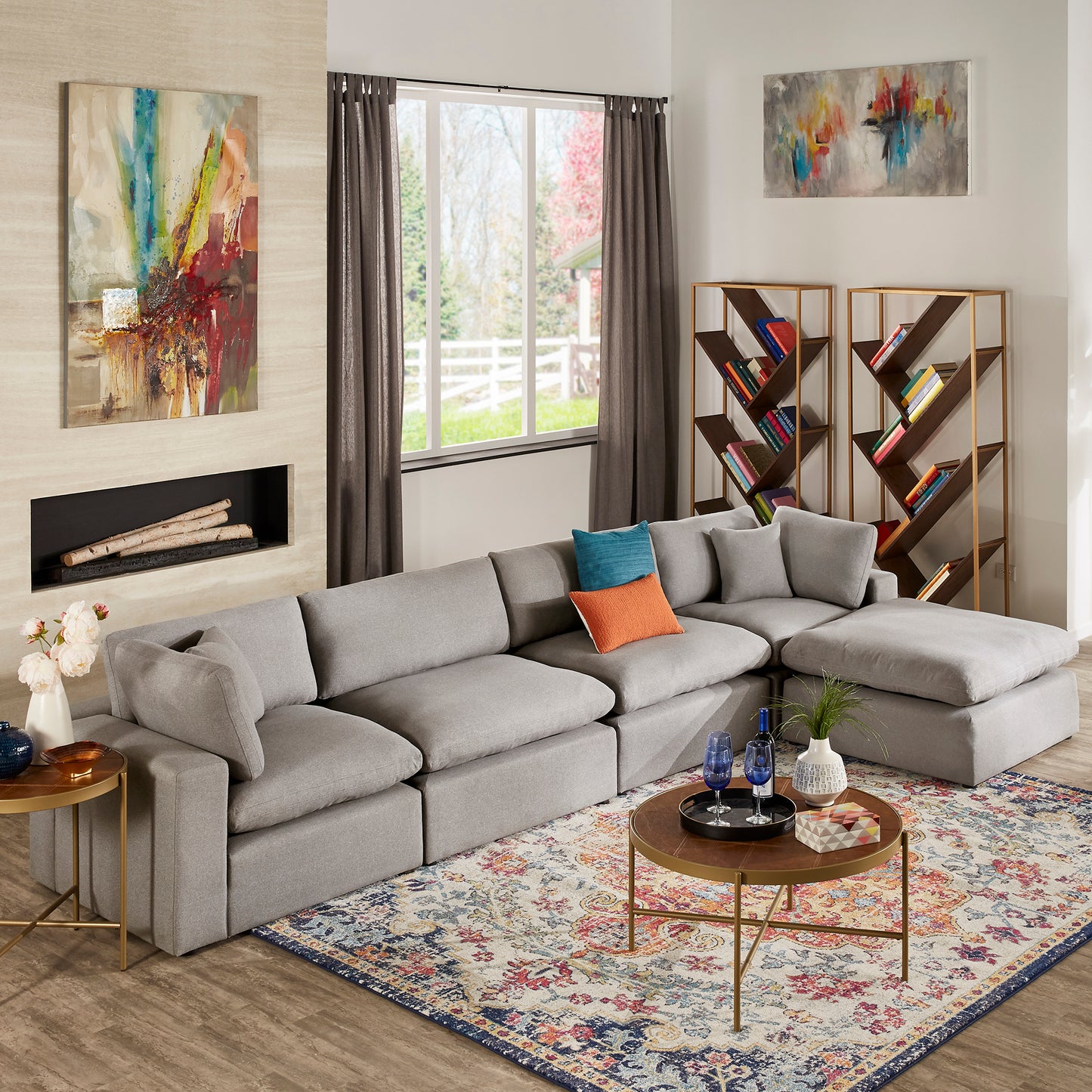 Grey Sectional Sofa | Cabinets Matttroy