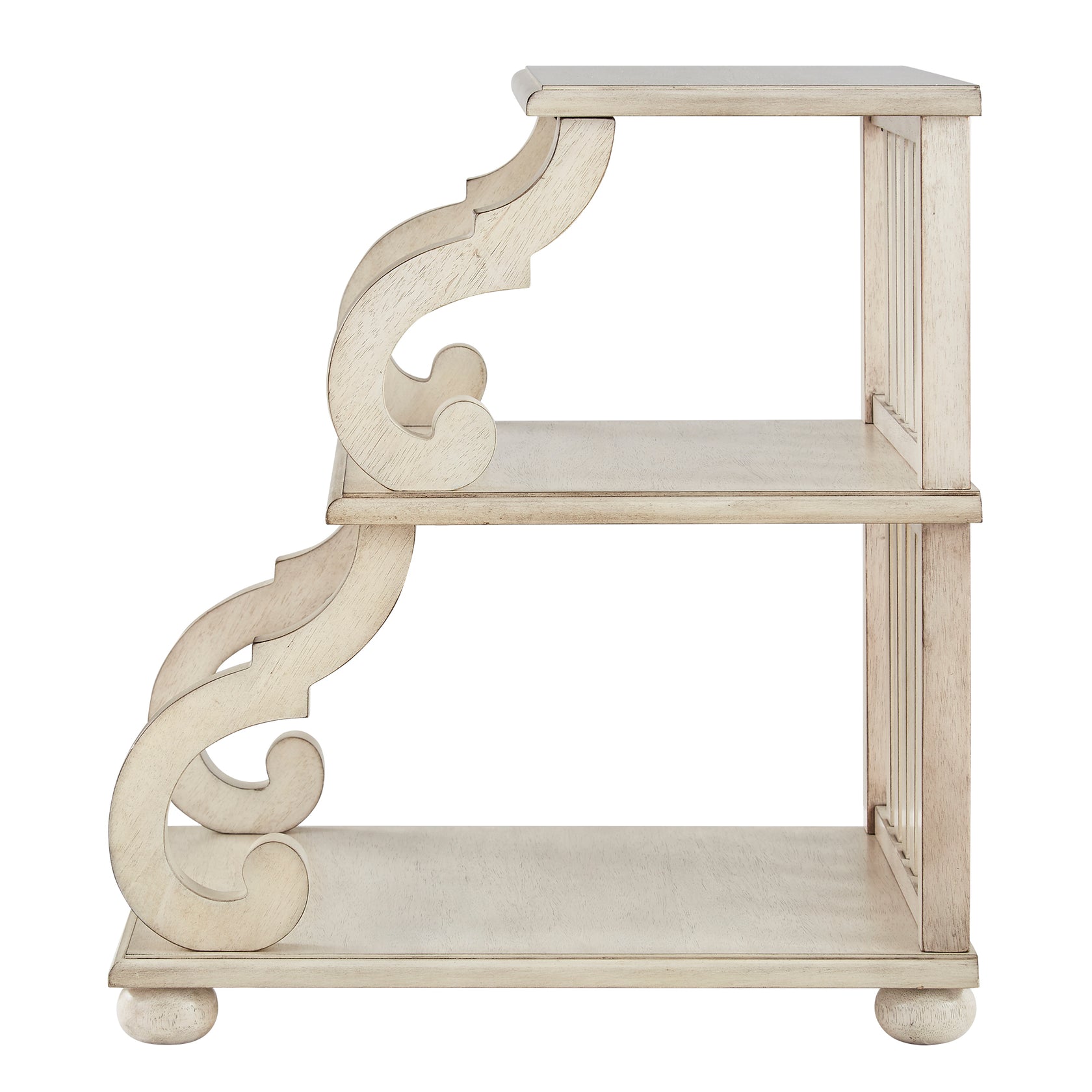 Scroll End Table - Antique White by iNSPIRE Q Classic – iNSPIRE Q Home