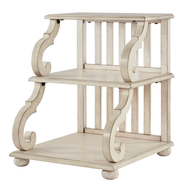 Scroll End Table - Antique White by iNSPIRE Q Classic – iNSPIRE Q Home